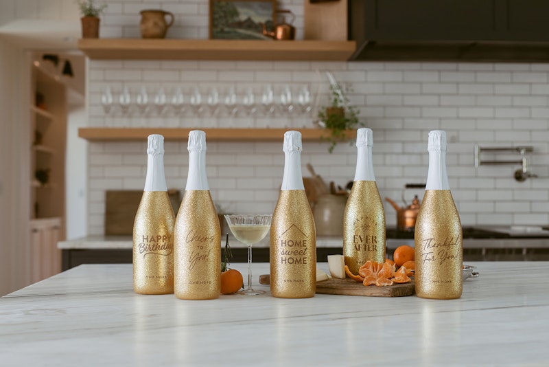 Shimmer Sparkling Collection | Glitter Wine Bottles | ONEHOPE Wine
