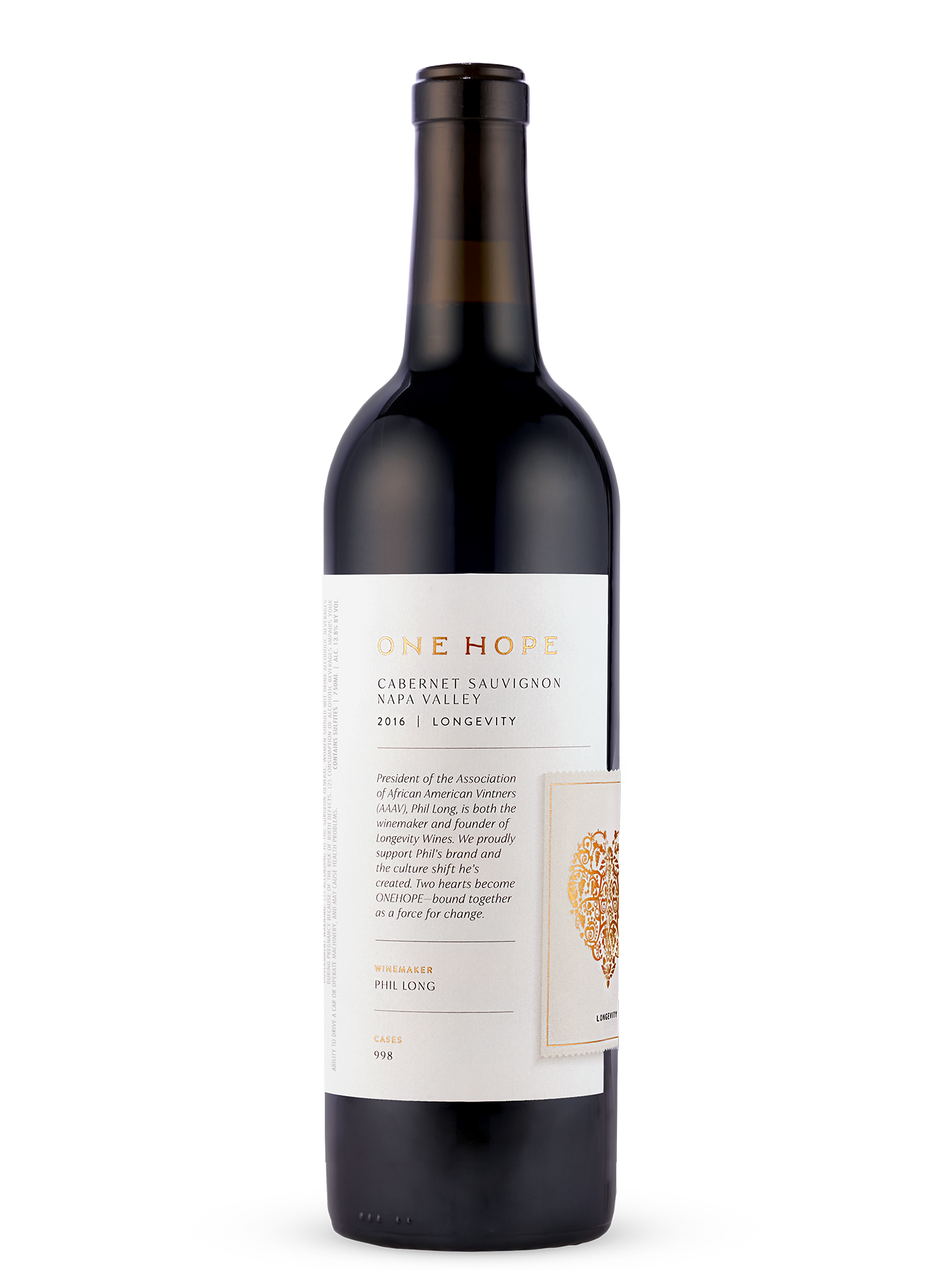 Longevity Cabernet Sauvignon 2016 – ONEHOPE Wine