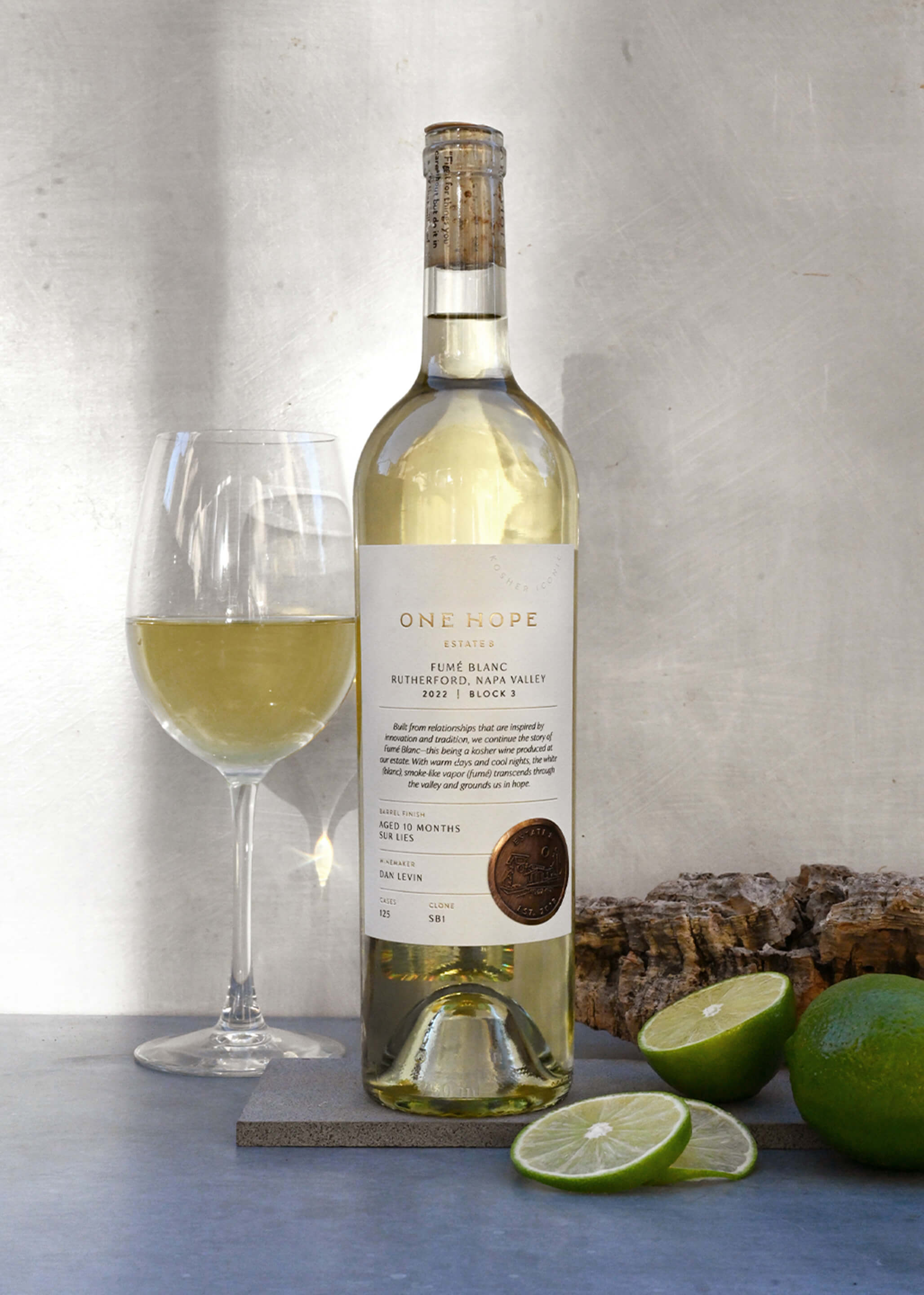 Kosher Fume Blanc 2022 | Napa Valley Estate White Wine | ONEHOPE Wine