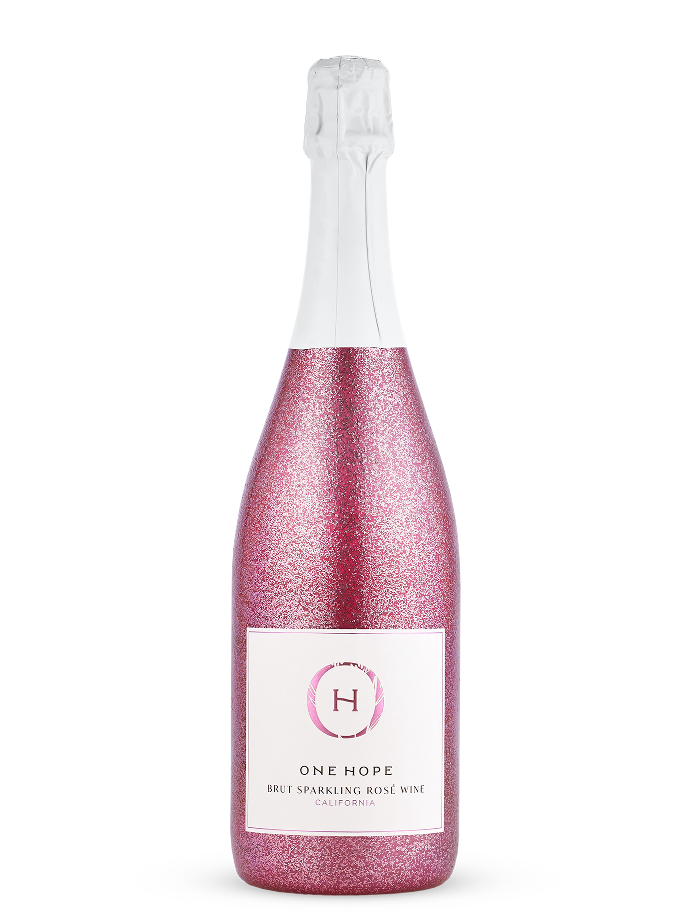 Sparkling Rosé Pink Shimmer Bottle | Playful Sparkling Wine | ONEHOPE Wine